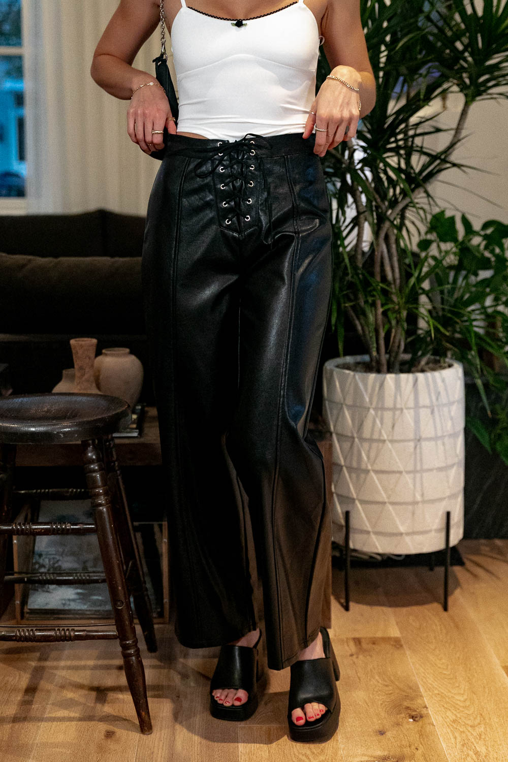 Lace Me Up Leather Pants – BitterSweet